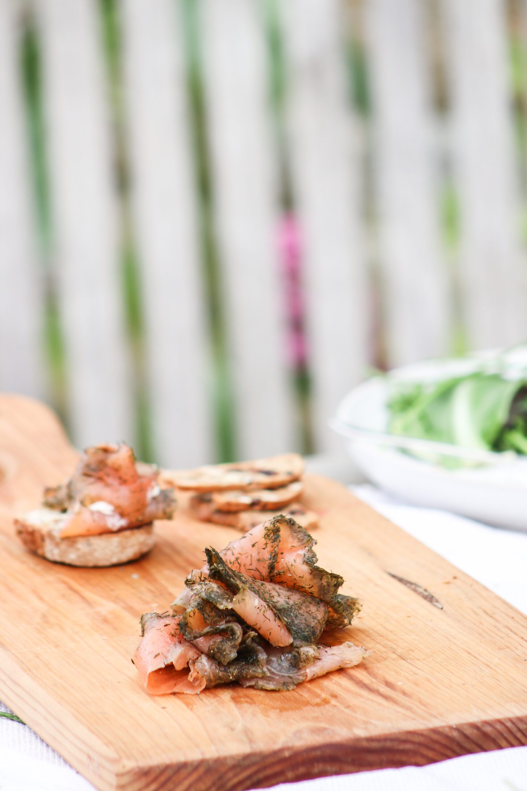 Sliced salmon gravadlax | Dill-cured salmon by Brown & Forrest Smokery