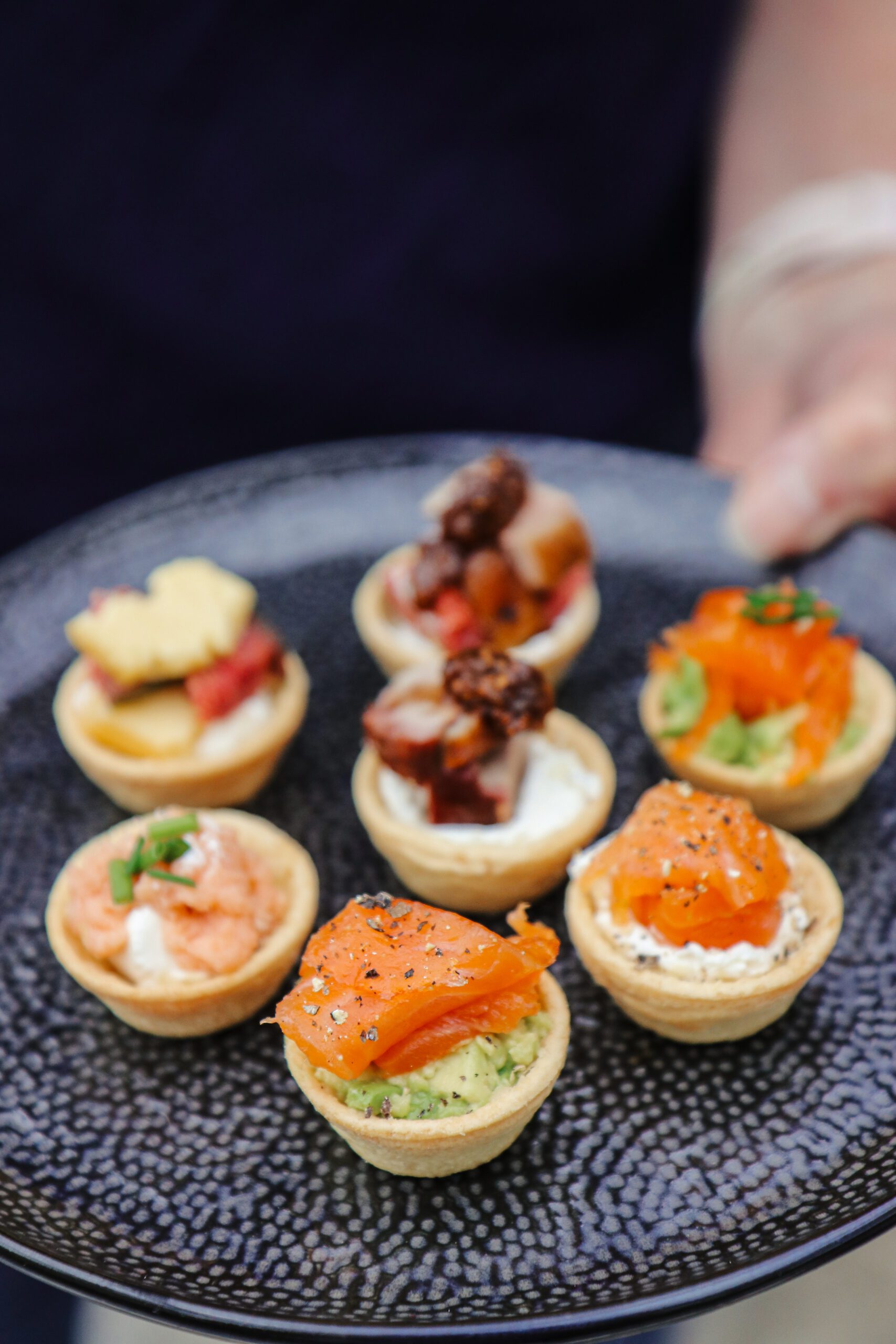 Make your own Canapé cups | Brown & Forrest | Smoked salmon paté